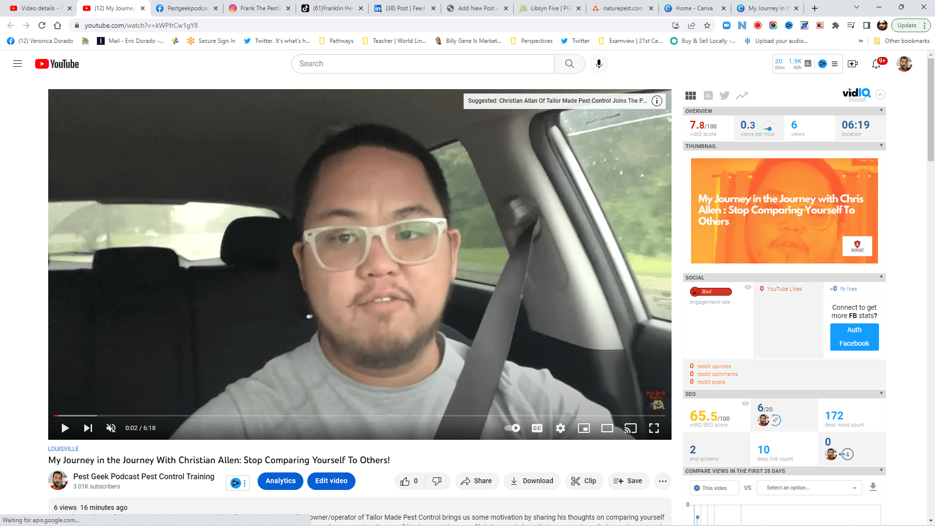 Stop Comparing Yourself To Others! On Today's Edition Of 'My Journey in the Journey' With ...